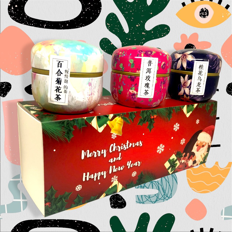 Jual Hampers Natal Paket 3 Teh Gift Tea Set Christmas Edition | Shopee ...