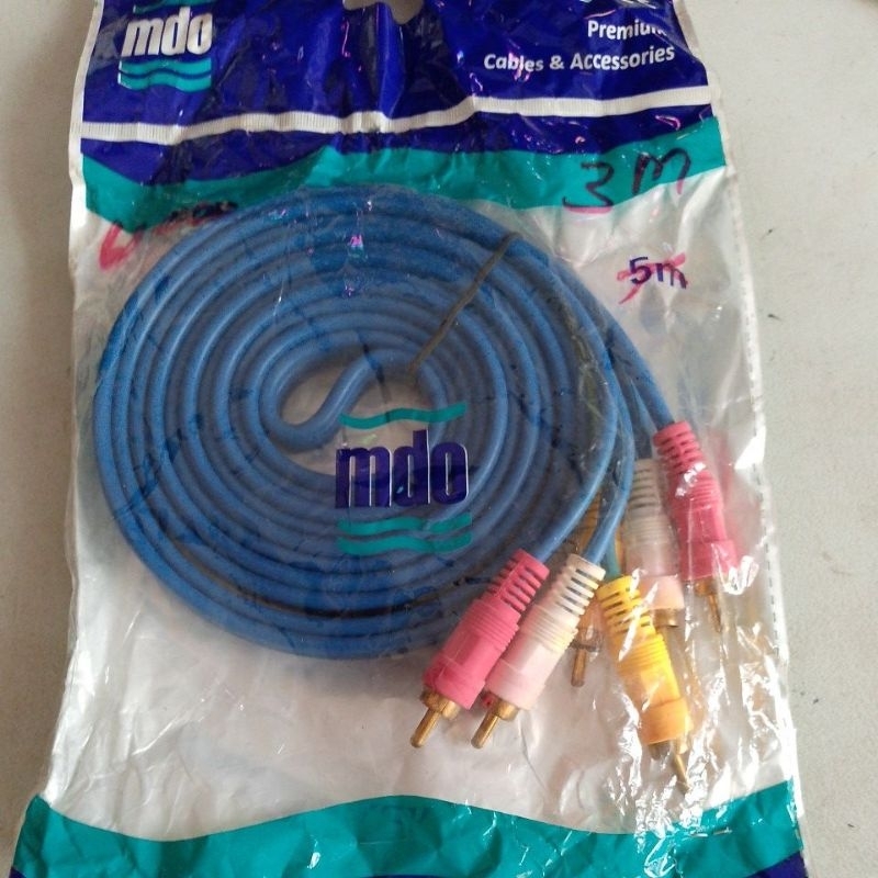 Jual KABEL MDO RCA 3 WAY 3 METER | Shopee Indonesia
