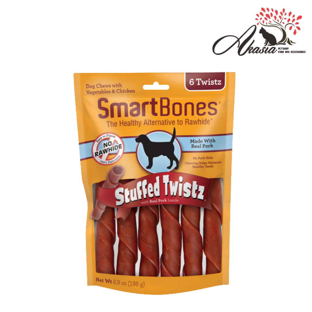 Jual SmartBones Stuffed Twistz Pork 6 Pk | Pork | Smart Bones | Made In ...