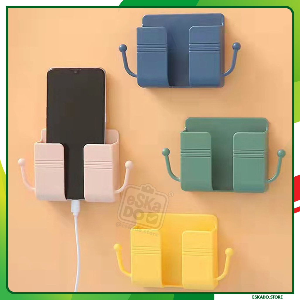 Jual Holder HP Dinding Multifungsi Tempel / Holder Remote Dinding ...