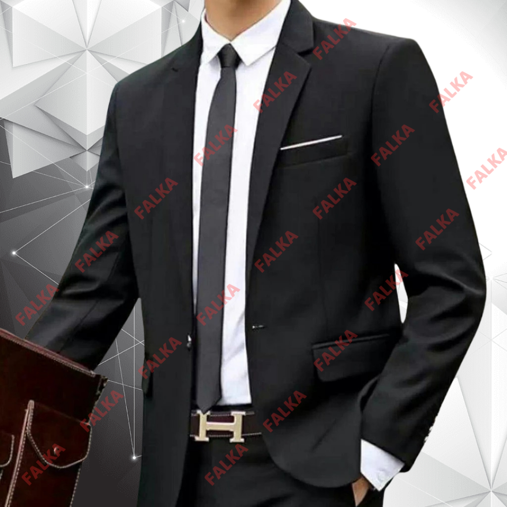 Jual Jas Blazer Pria Formal dan Kasual Jaz Blezer Cowok Kasual Korean ...