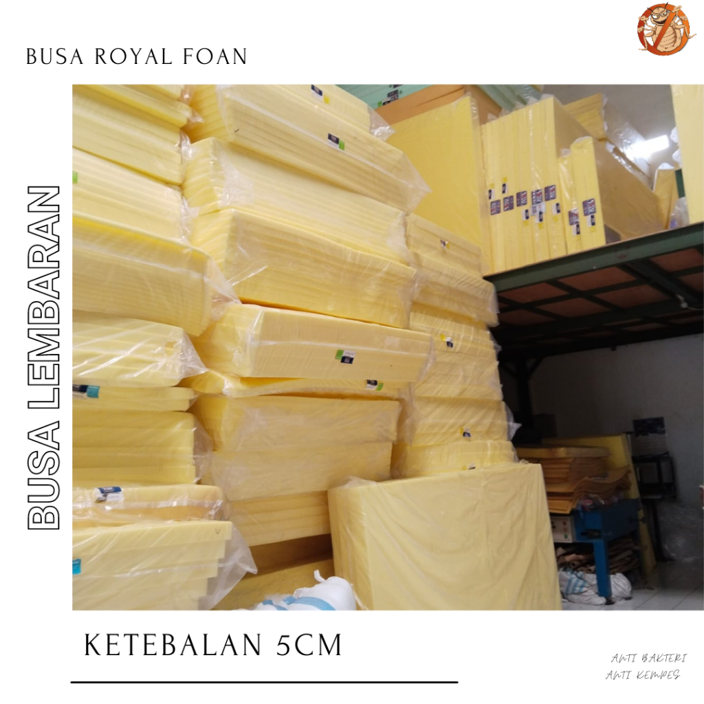 Jual Busa lembaran alas kursi tebal 5cm | Spon Lembaran alas duduk ...