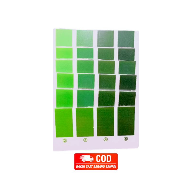 Jual Bagan warna daun 4 chart padi alat ukur nitrogen | Shopee Indonesia