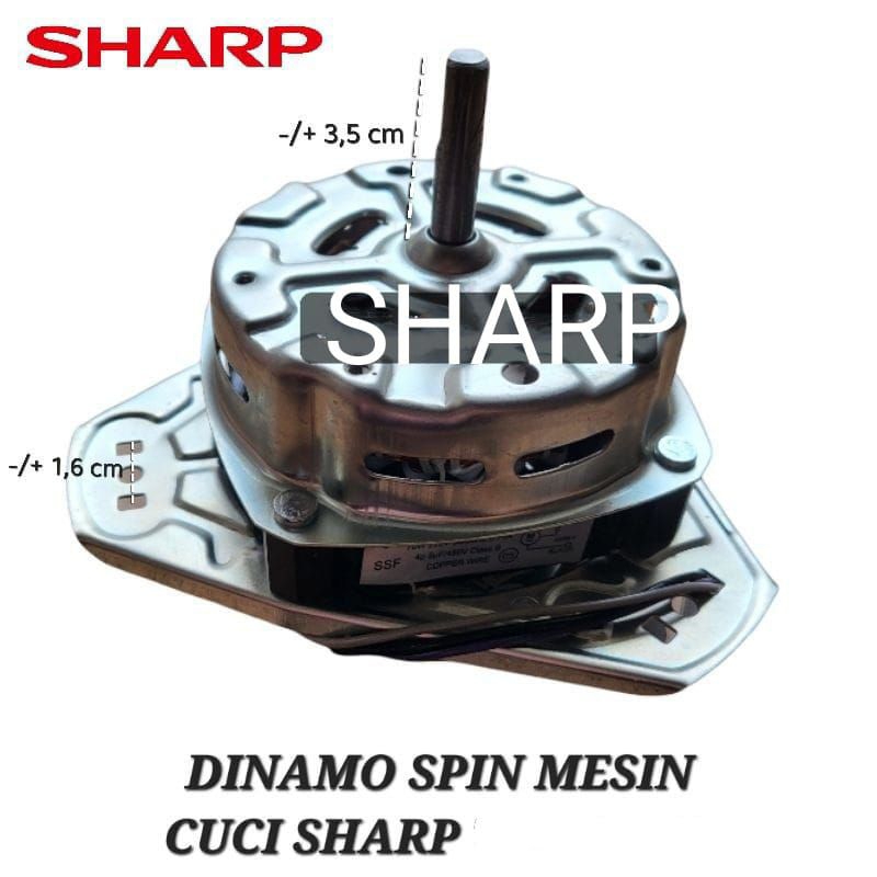 Jual Dinamo SHARP SPIN Mesin Cuci , 70Watt AL Motor , ⁶ Pengering Sharp ...
