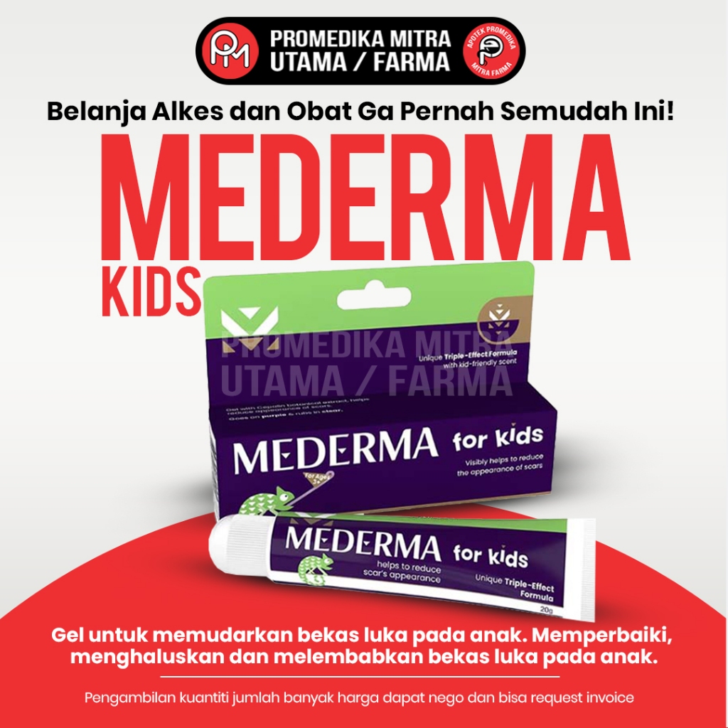 Jual Mederma For Kids 20 gr / Tube / Salep Untuk Memudarkan Bekas Luka ...