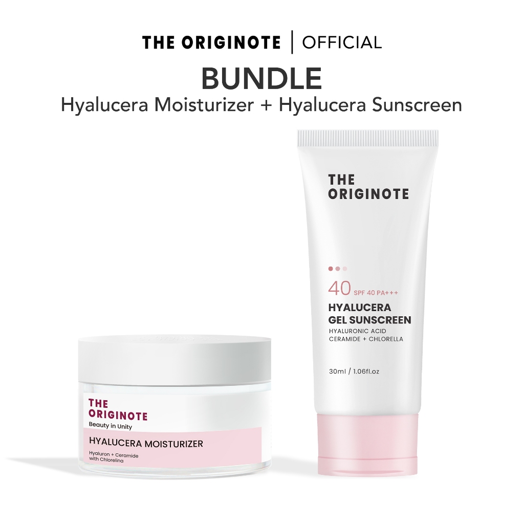 Jual The Originote Bundle Hyalucera Gel Sunscreen SPF 40 PA+++ dan ...