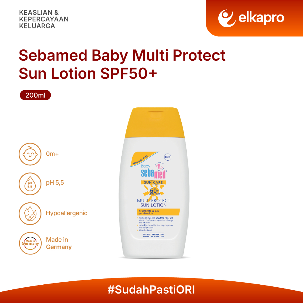 Jual Sebamed Baby Multi Protect Sun Lotion SPF50+ - Sunscreen Bayi ...