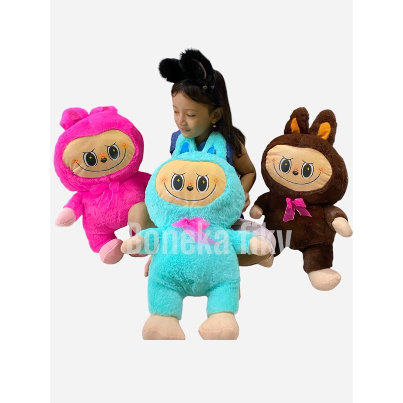 Jual Boneka Labubu XL Jumbo Besar Bulu Vonel lembut 65cm | Shopee Indonesia