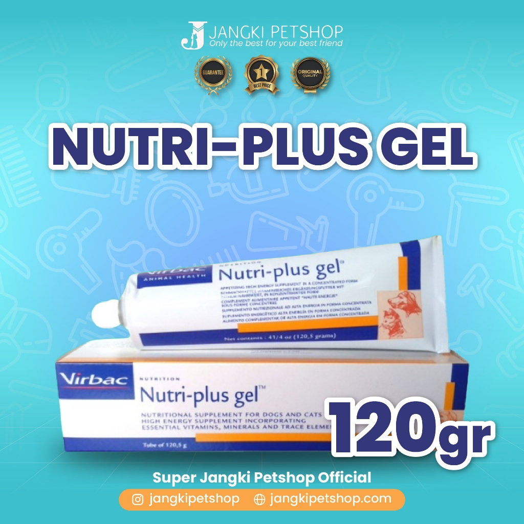 Jual Nutriplus Gel 120gr - Nutri plus Gel Suplemen Vitamin Kucing ...