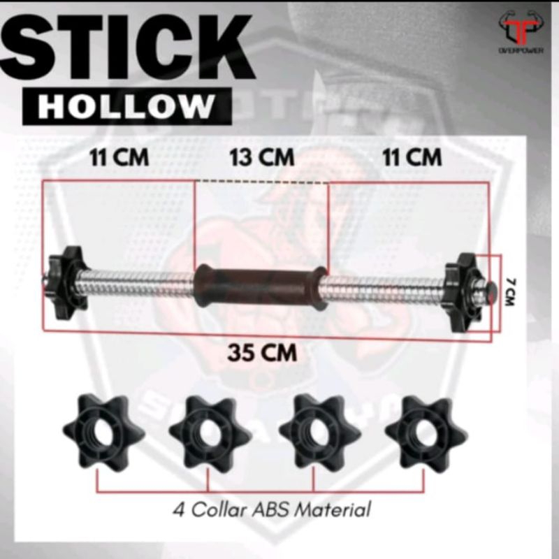 Jual stick plate beban / stik plate Dumbell / stik besi plate beban ...