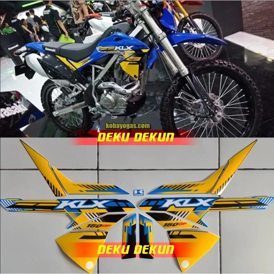 Jual Striping Klx 150 Bf Se Merah 2017 Full Set Body Bahan Decal Tahan ...