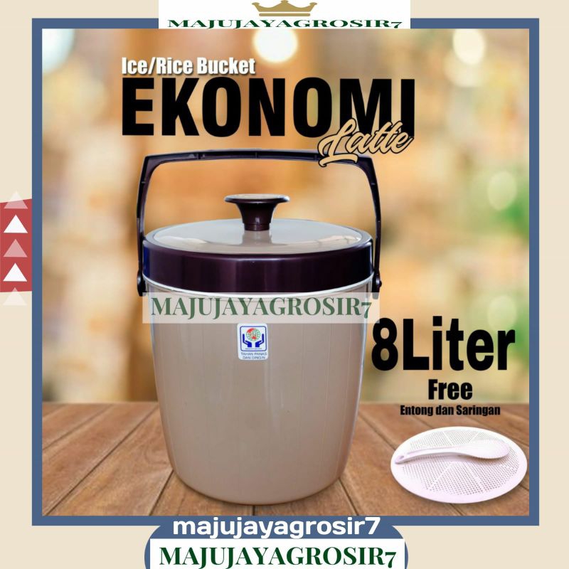 Jual 8LITER RICE ICE BUCKET / ICE RICE BUCKET USA 8L / TEMPAT NASI ...