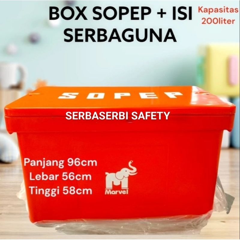 Jual Kotak Box Sopep 200Liter Spill Oil Pollution Emergency Plan Kotak ...