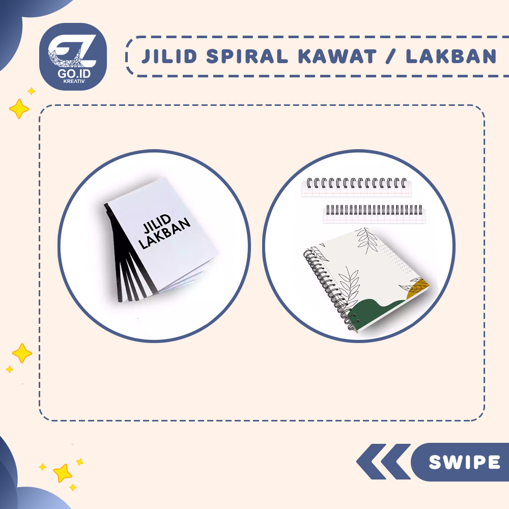 Jual Jilid Spiral Kawat / Lakban / Soft Hard Cover Makalah Skripsi ...