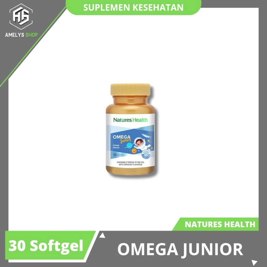 Jual Nature's Health - Omega Junior isi 30 softgel | Shopee Indonesia