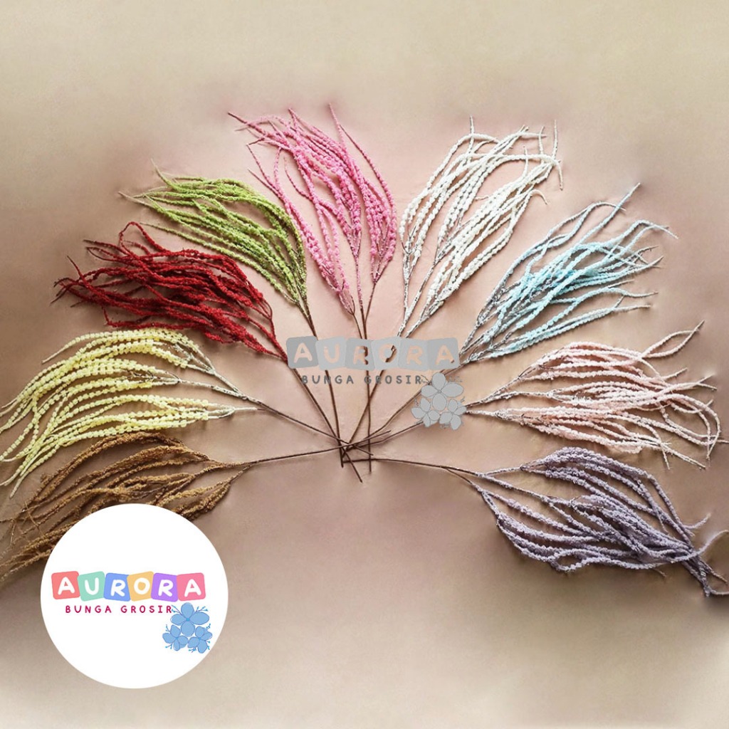 Jual Artificial Amaranthus Premium Bunga Dekorasi Wedding Bunga Plastik ...