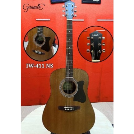 Jual Gitar Akustik Grande IW411 Original Varian Warna | Shopee Indonesia