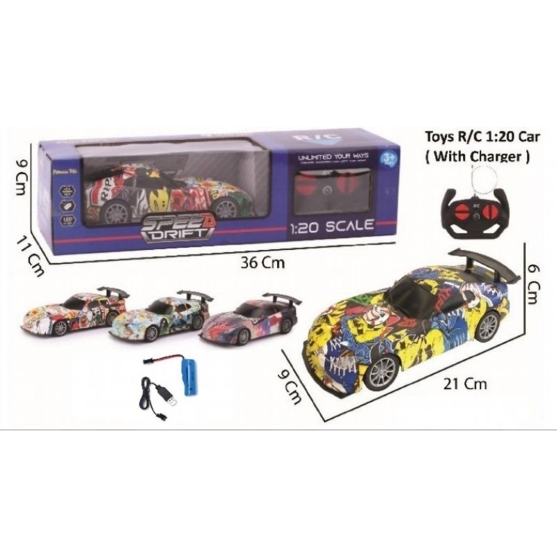 Jual MAINAN RC SPEED DRIFT CAR REMOTE CONTROL MOBIL BALAP ADA LAMPU ...