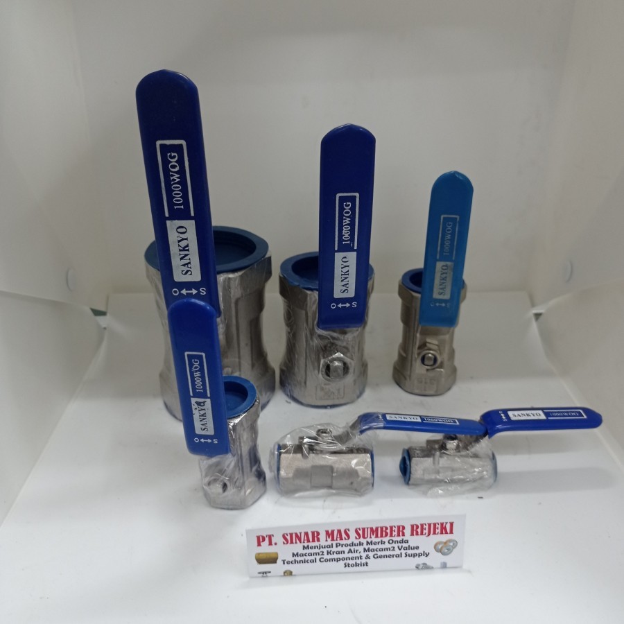 Jual BALL VALVE STAINLESS SANKYO 2.5 INCH | Shopee Indonesia
