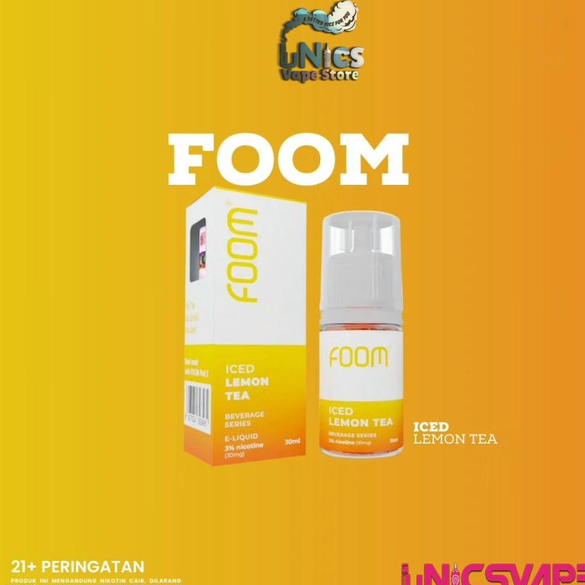 Jual FOOM Beverages TEA SERIES - 30ML Salt Nicotine 30Mg by FOOM Liquid ...