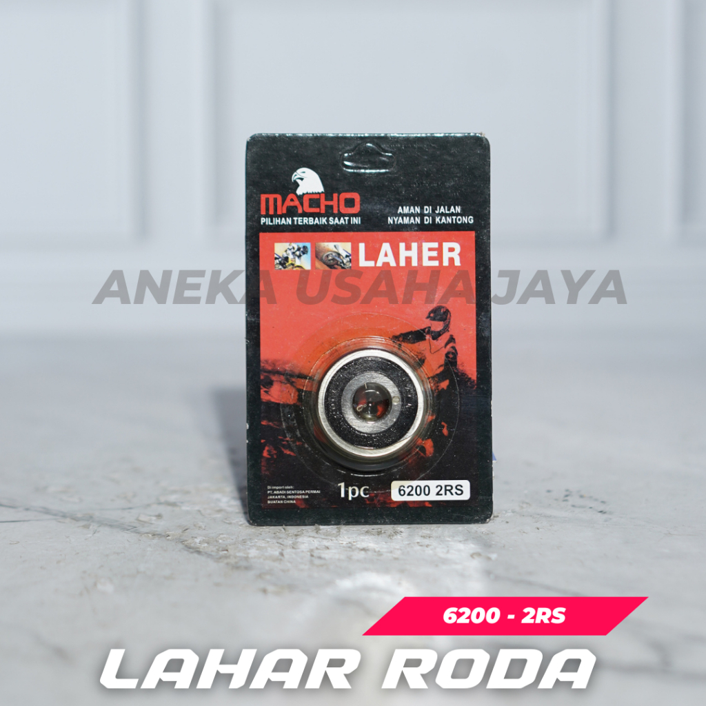 Jual LAHAR RODA B.6200-2RS MERK MACHO ( ISI 10 PCS ) TIDAK JUAL SATUAN ...