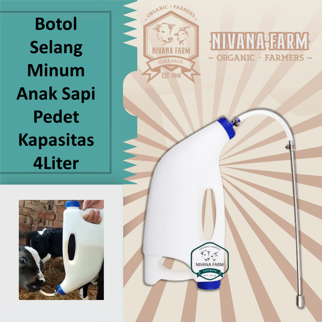 Jual Botol Selang Minum Anak Sapi Pedet Kapasitas 4liter | Shopee Indonesia