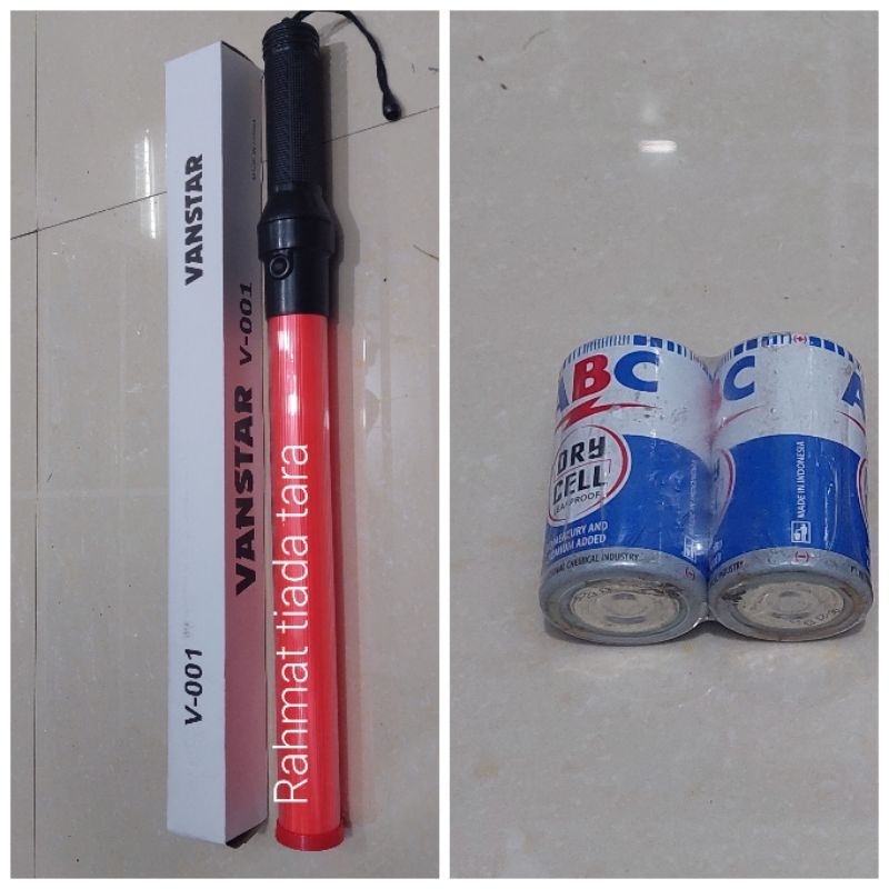 Jual SENTER PARKIR + BATERAI/LAMPU LALU LINTAS/SENTER LALIN/LAMPU ...