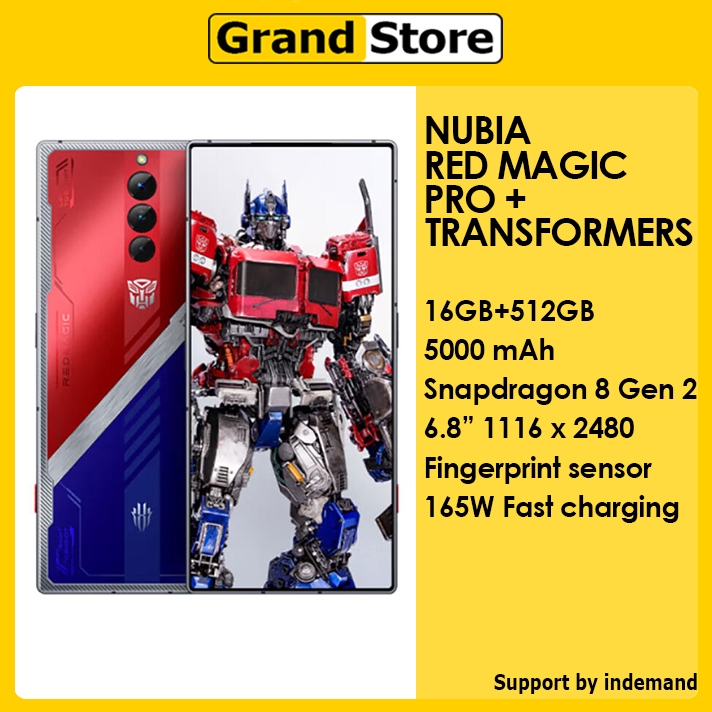 Jual Nubia Redmagic Red Magic 8 Pro + Plus 5G Transformers Optimus ...