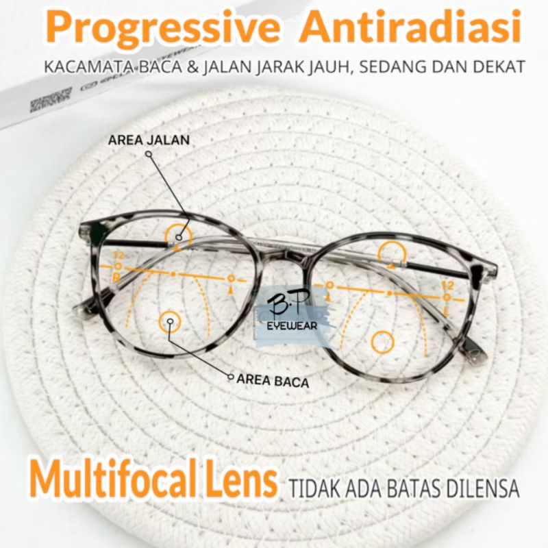 Jual Kacamat PROGRESIF CRMC/ANTIRADIASI cat eye | Frame Kacamata Dua ...