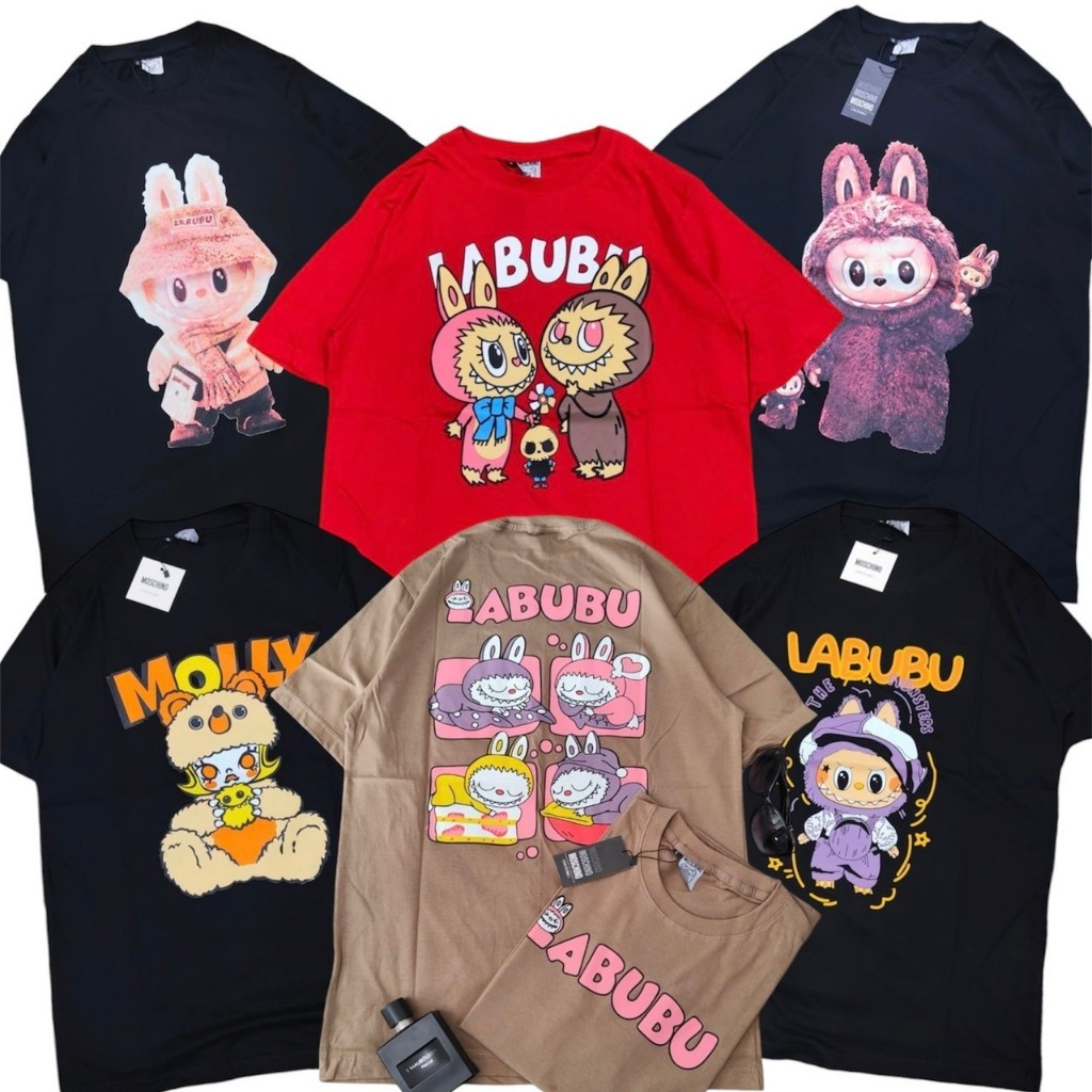 Jual T-shirt Labubu - Kaos Labubu - Kaos Wanita Pria Labubu - Tshirt ...