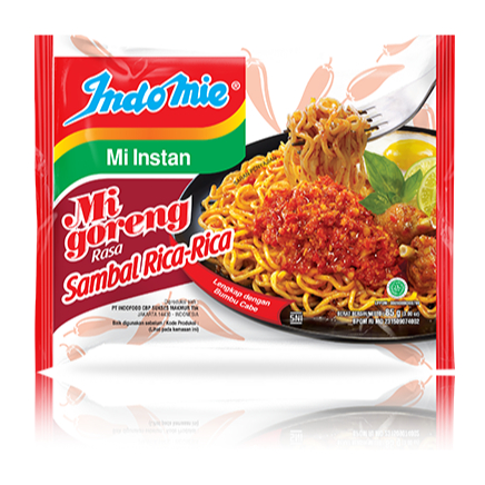 Jual INDOMIE MIE GORENG RICA RICA PCK 85g | Shopee Indonesia