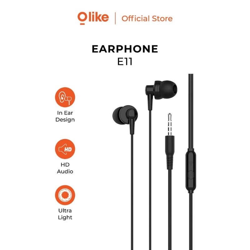 Jual Earphone Handsfree Headset ORIGINAL OLIKE E11 Sound Confort HF ...
