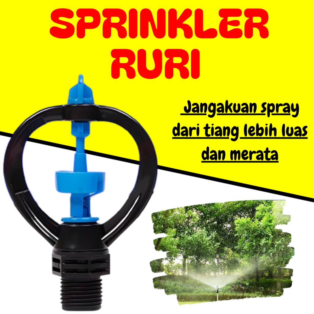 Jual SPRINKLER RURI 360 KINCIR AIR SPRINGKLER PERTANIAN | Shopee Indonesia