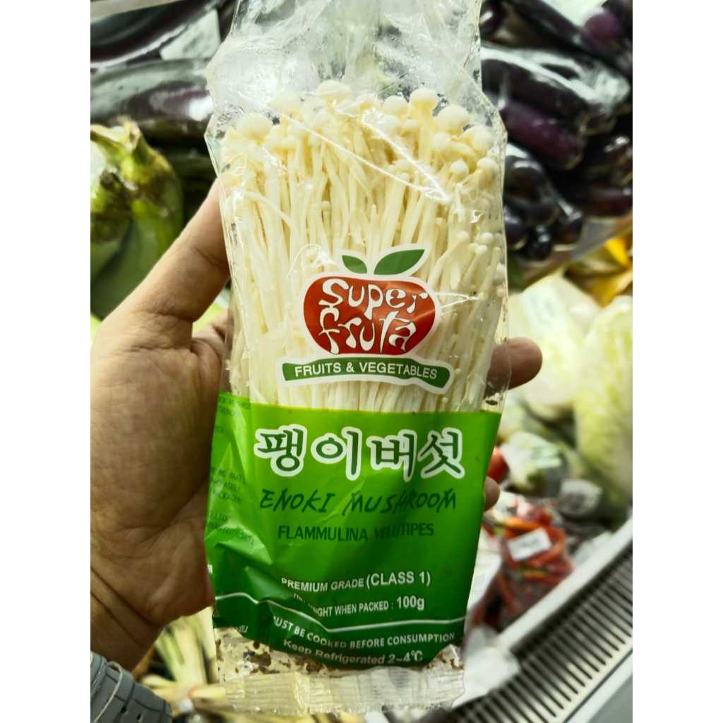 Jual Jamur Enoki Fruta Premium / Jamur Enoki Segar / Jamur Enoki ...