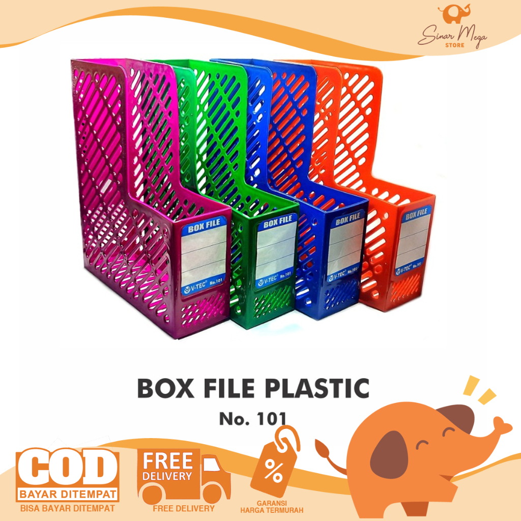 Jual Vtec V-tec Box File 101 Tebal / Box File Plastik Vtec / Plastic ...