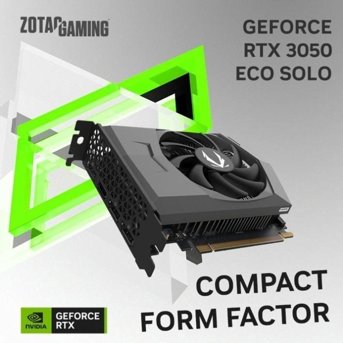 Jual VGA Zotac Nvidia GeForce RTX3050 RTX 3050 Eco Solo 6GB 96bit GDDR6 ...