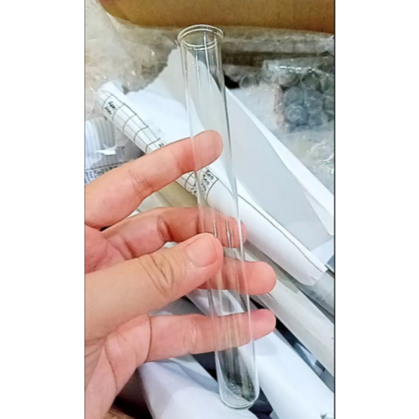 Jual (16x50 mm) TABUNG REAKSI KACA | TEST TUBE GLASS | LABORATORIUM ...