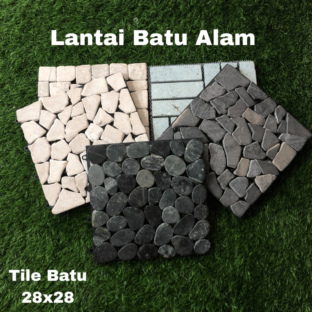 Jual Decking tile Batu Alam Bongkar pasang | Shopee Indonesia