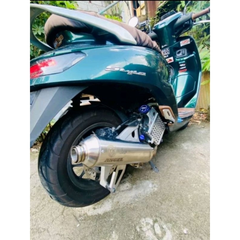 Jual Knalpot Stylo 160 standar racing bas adem Model Nungging/ Ngaceng ...