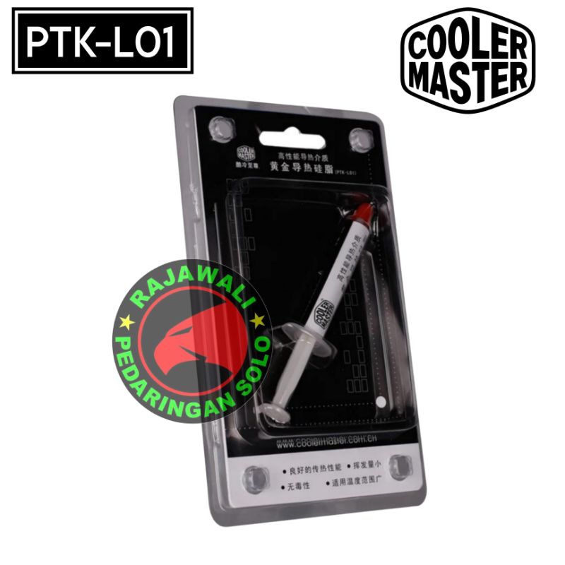 Jual COOLERMASTER PTK-L01 THERMAL PASTE PENDINGIN CPU | Shopee Indonesia
