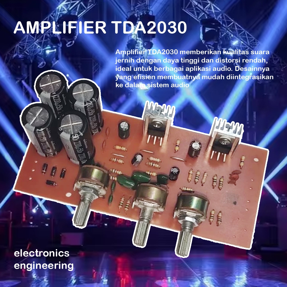Jual TDA2030A DIY Kit Electronic Amplifier Dual Channel Power Board DIY Kit for Arduino ...