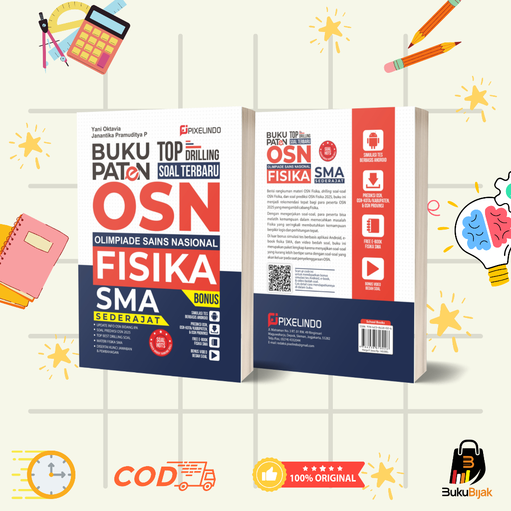Jual Buku Paten Top Drilling Soal Terbaru OSN Fisika SMA Sederajat | Shopee Indonesia