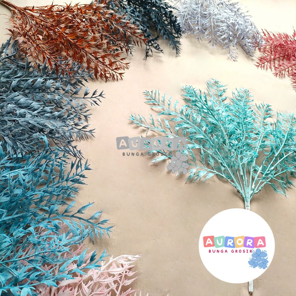 Jual Artificial Misty Grass Daun Pakis Artificial Rumput Paslu Hiasan ...