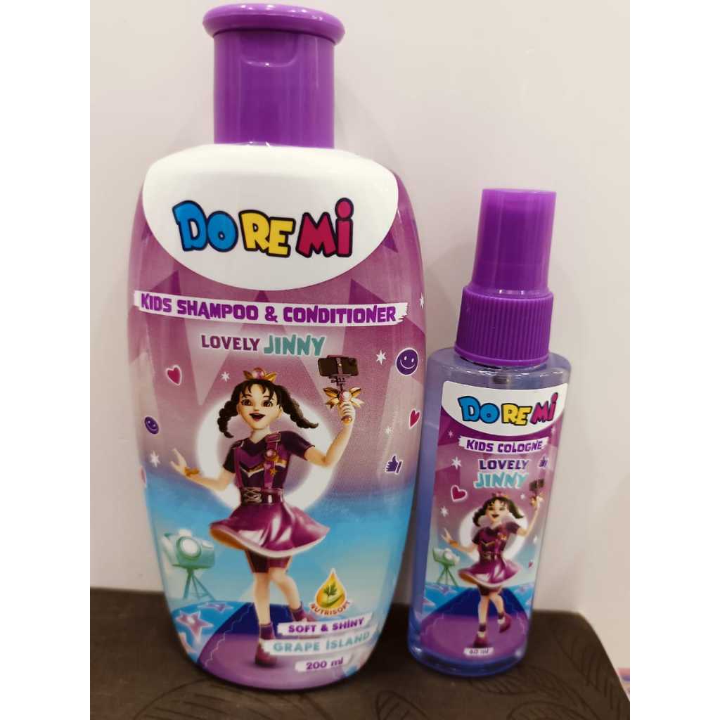 Jual PAKET DOREMI SHAMPO 200ml + DOREMI COLOGNE 60ml | Shopee Indonesia