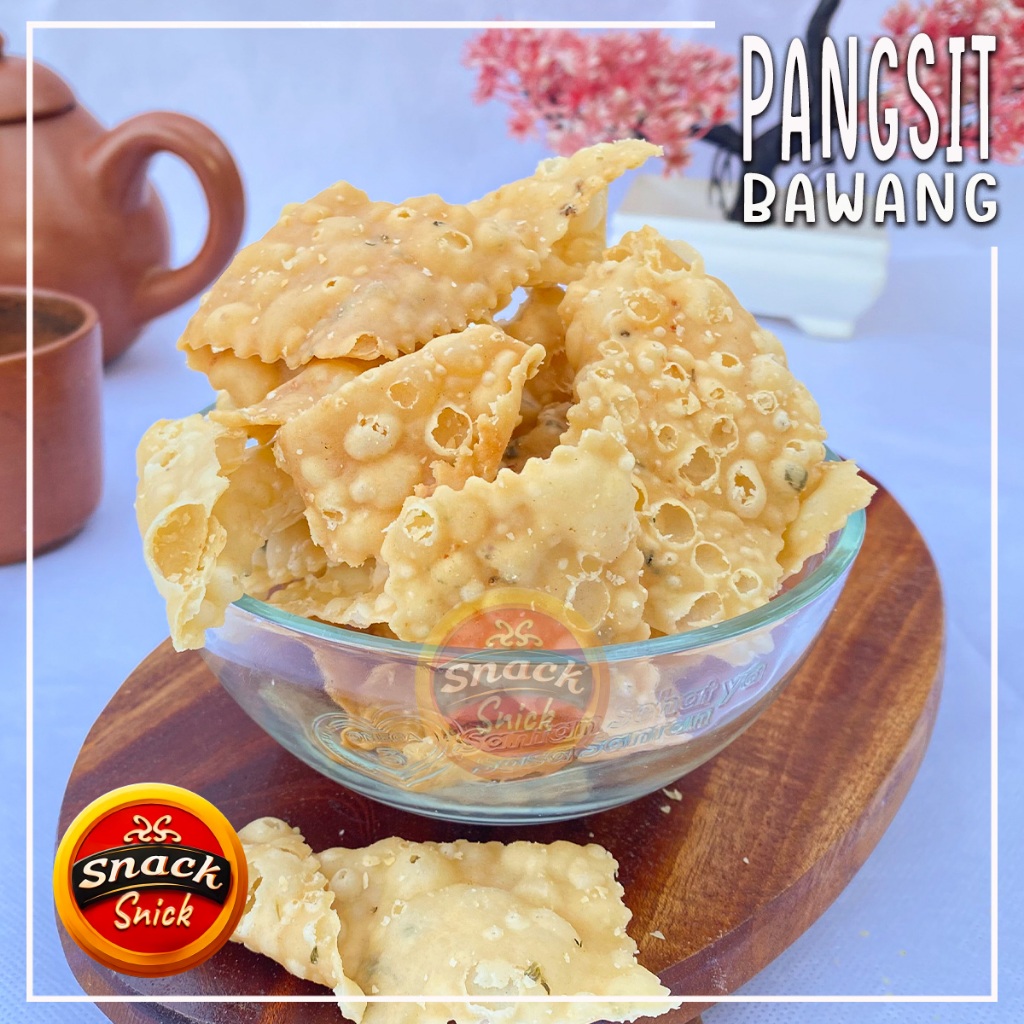 Jual Keripik Pangsit Bawang 250gr Keripik Bawang | Shopee Indonesia