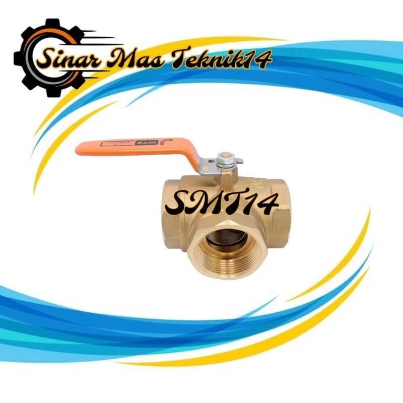 Jual Ball Valve 3-Way Kitz Fig. 400 TN Drat 21/2 Inch | Shopee Indonesia