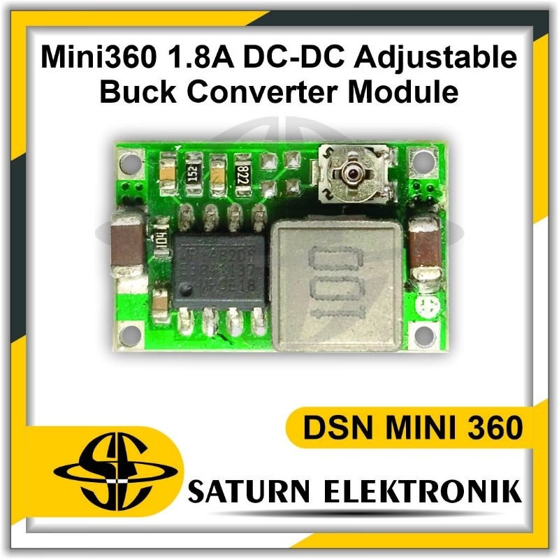 Jual Mini 360 Step Down Module Buck Micro Step Down Mini 360 DC-DC ...