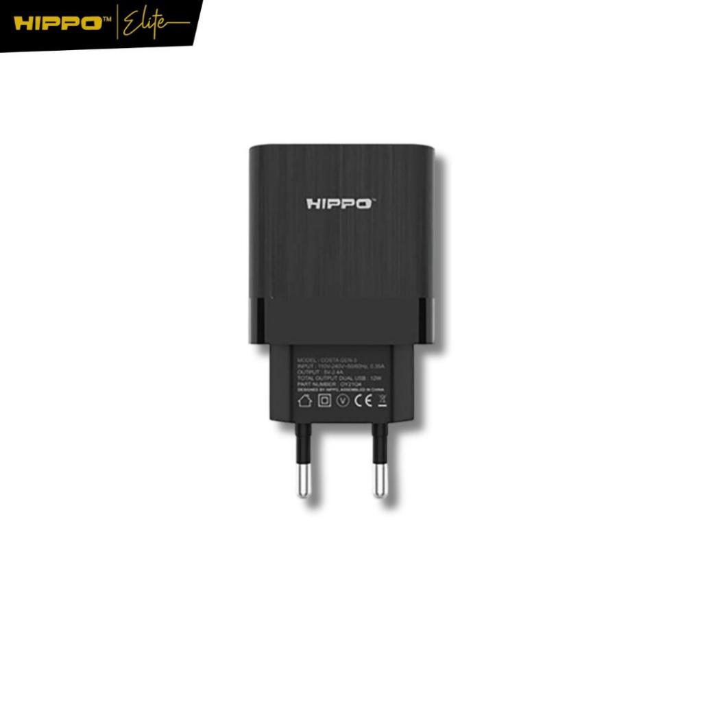 Jual Hippo Adaptor Costa 3 2.4A 2 Port SDC USB Adapter Kepala Casan Colokan Charger Charging ...