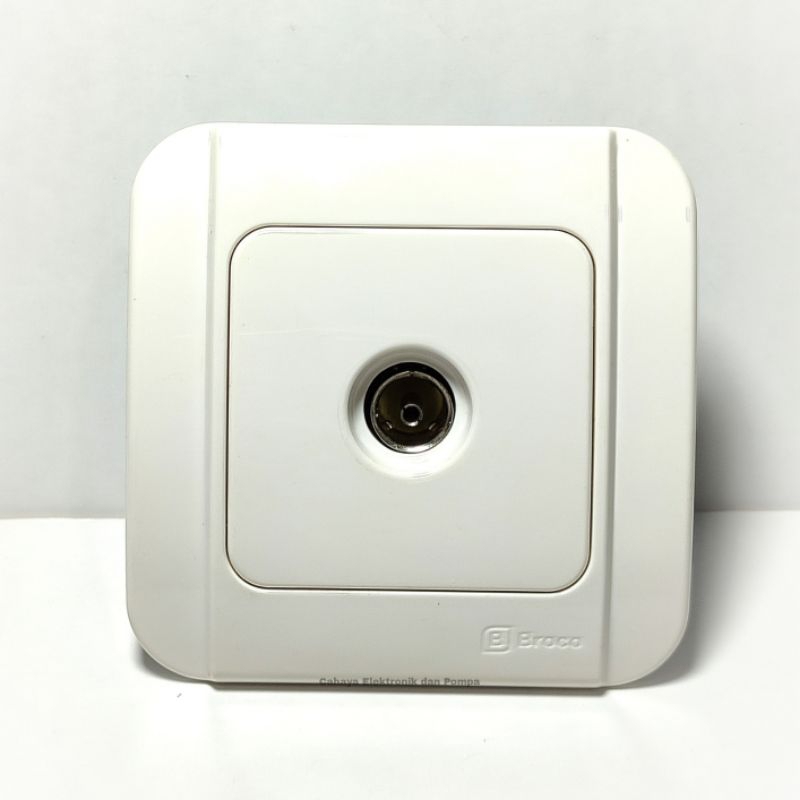 Jual Soket Antena TV Galleo Broco G183/Socket Outlet TV G183/Stop ...