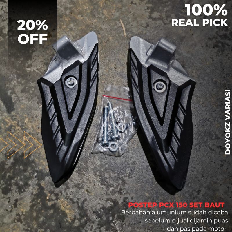 Jual Dudukan step belakang PCX 150 besi arm foot step new lokal k97 ...